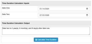Date Duration Calculator: Years, Months, and Days Between Two Dates