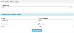 Weeks Ago Calculator: step back in time effortlessly