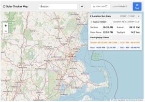 Solar Tracker Map - Real-Time Sun Position & Day/Night Visualization